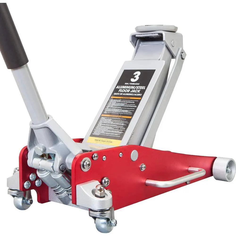 Big Red AT729900LR 3-Ton Low-Profile Aluminum and Steel Floor Jack with ...